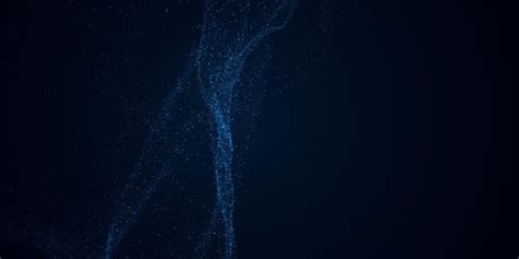 Premium Photo Blue Particles Abstract Data Network Background