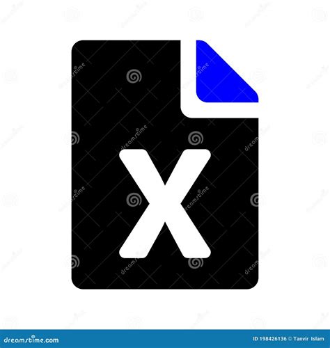 Excel Document File Icon Cartoon Vector 198426295