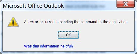 Microsoft Excel Error There Was A Problem Sending The Command To The Program Marc D