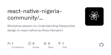 GitHub React Native Nigeria Community Understanding Responsive Design In React Native