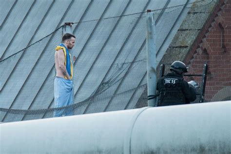 Stuart Horner On The Roof Of Strangeways Manchester Evening News