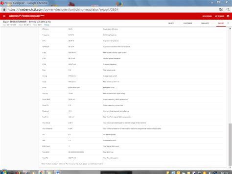 WEBENCH Tools TPS Cannot Find The Exported File On WEBENCH Power Management Forum