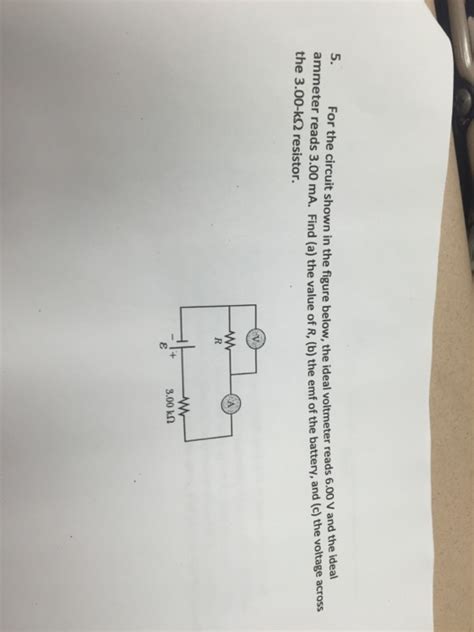 Solved For The Circuit Shown In The Figure Below The Ideal Chegg