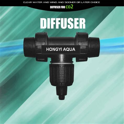 Hongyi 슈퍼 Co2 디퓨저 분무기 4 In 1 외부 수족관 체크 밸브 버블 카운터 세라믹 교체co2 장비