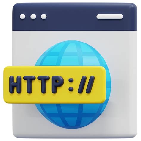 premium photo website 3d render icon illustration