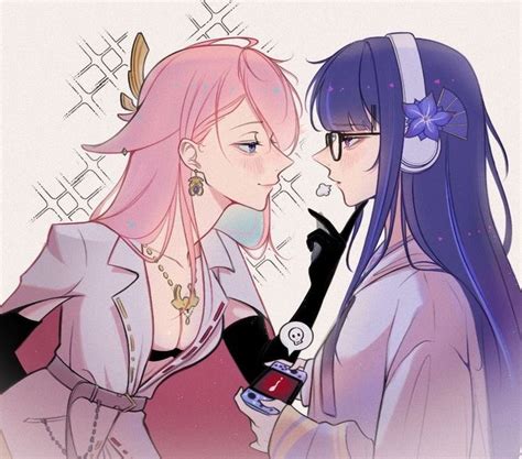 Pin On 💜🍡ei X Miko🦊💖