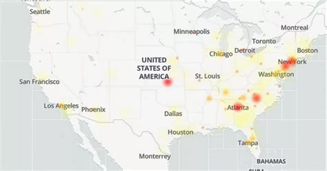 Verizon Outage Map As Nationwide Issue Leaves Customers Without Phone And Internet Service
