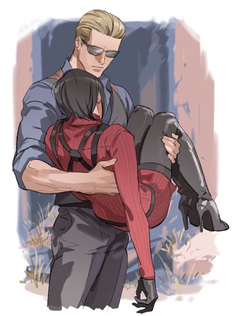 Ada Wong And Albert Wesker Resident Evil And 2 More Drawn By Tatsumi