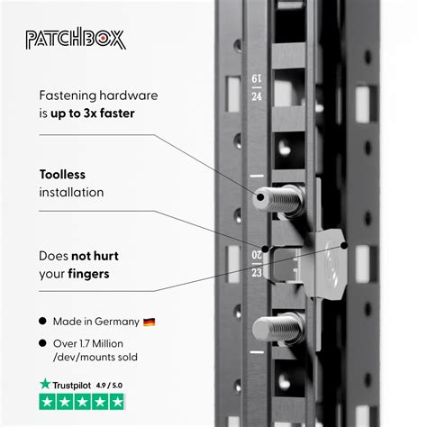 Devmount Cage Nut Alternative Official Patchbox Webshop