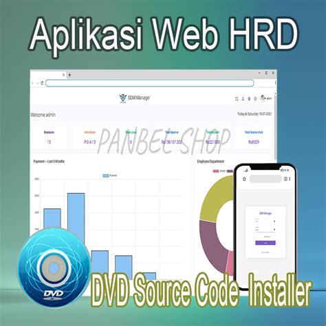 jual aplikasi web manajemen hrd kepegawaian hris source code shopee