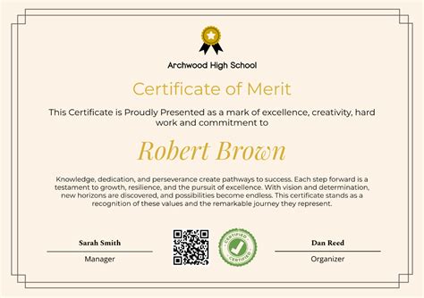 Free Merit Certificate Templates Certificate Of Merit Template Explore Our Collection Of