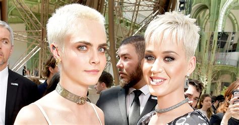 Katy Perry Cara Delevingne Matching Blond Haircut Memes