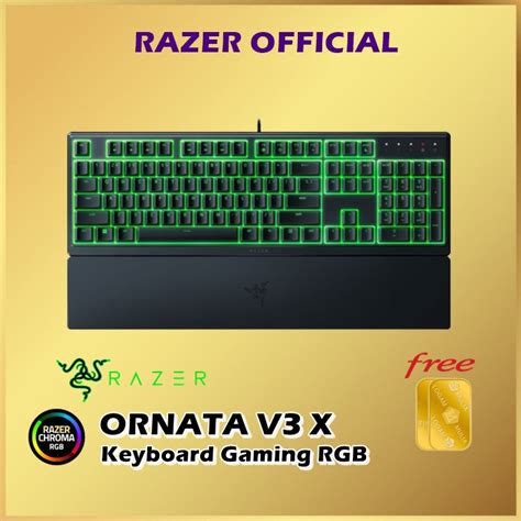 Jual Razer Ornata V3 X Low Profile Membrane Rgb Keyboard Gaming V3x Shopee Indonesia