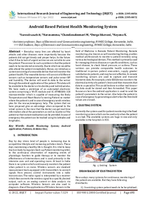 Pdf Android Based Patient Health Monitoring System