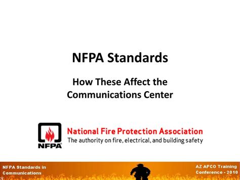 PPT NFPA Standards PowerPoint Presentation Free Download ID