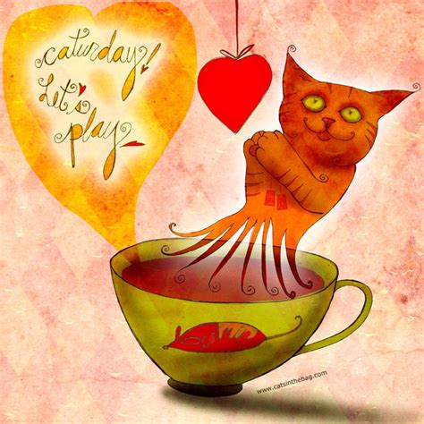 Caturday Octopussy Says Caturday Lets Play What My Coffee Says