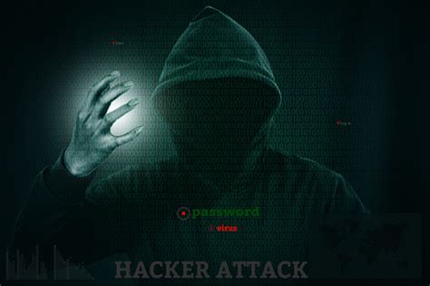 Dangerous Hacker Stealing Data Over A Screen With Binary Code Stock