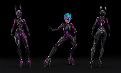 3d Robot Girl Model Turbosquid 2244165