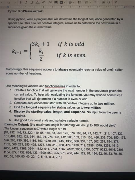 Solved Python Please Explain Using Python Write A Chegg