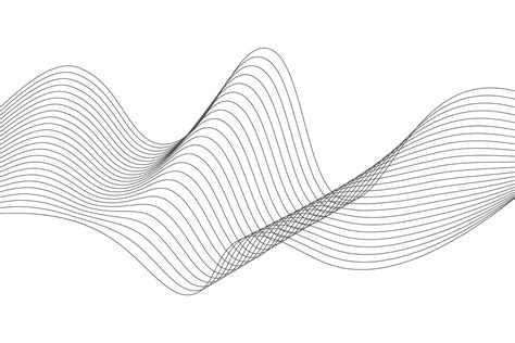 Modern Colorful Wavy Line Background Design White Wave Curve Abstract