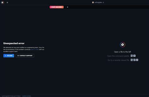 Unexpected Error Every Time Rpaperspace