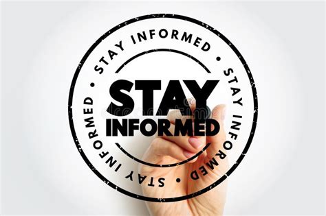 To Keep Informed