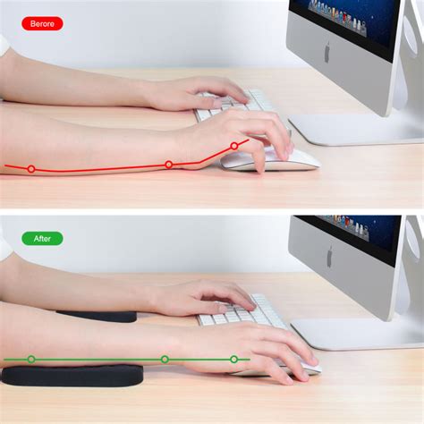 Ergonomic Armrest Pad Wrist Rest Pad Elbow Rest Pad Relief Elbow Pain Computer Armrest Arm Wrist