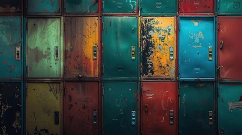 School Locker Premium Ai Generated Image School Locker Premium Ai Generated Image