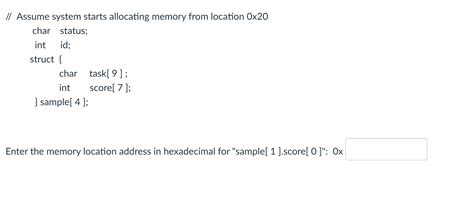 Solved Assume System Starts Allocating Memory From