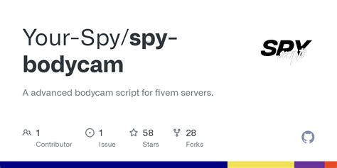 Spy Bodycam README Md At Main Your Spy Spy Bodycam GitHub