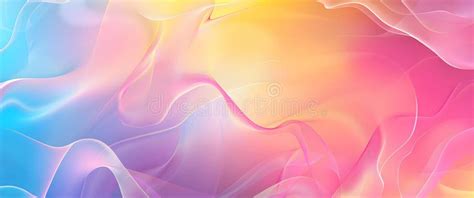 Abstract Pastel Waves Gradient Background Stock Illustration Illustration Of Vector Magenta