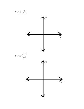 Graphing Rational Functions Guided Notes By Jill Matcovich TPT