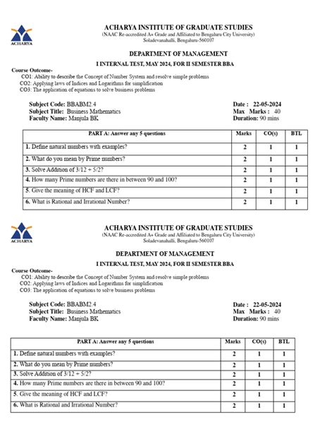 As Per New Format Question Paper Printing Pdf Factorization Prime Number