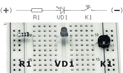 The Example Of A First Task With Photos And A Circuit Diagram Download Scientific Diagram