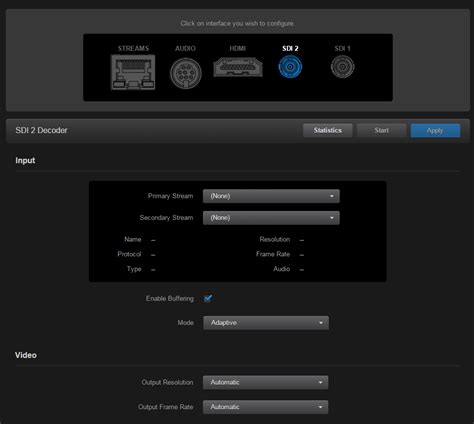 Sdi 2 Output