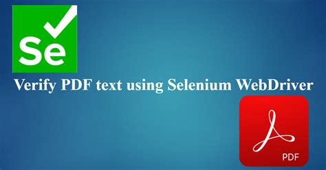 Verify Pdf Text Using Selenium Webdriver Techy Works