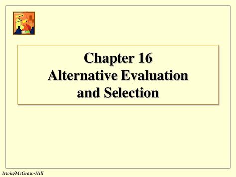 Ppt Chapter 16 Alternative Evaluation And Selection Powerpoint Presentation Id 6763398