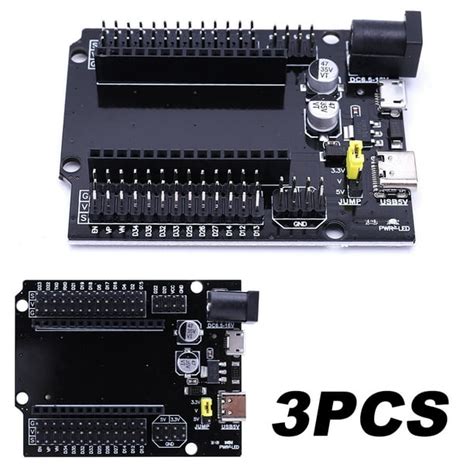 Placa Alimentación Esp32 30p 2 En 1 Desarrollo Escudo Esp32s Cpu Doble Núcleo Walmart En Línea