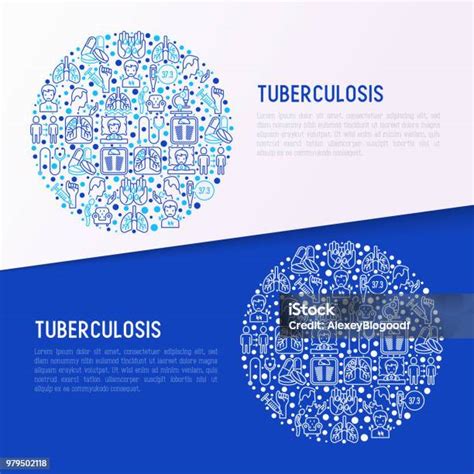 얇은 선 아이콘 원에서 결핵 개념 감염 폐 X 선 영상 마른 기침 가슴과 어깨 Mantoux 테스트에 통증 체중 감소 웹 페이지 서식 파일 벡터 일러스트입니다 X 레이에