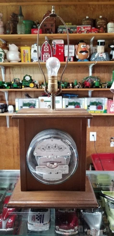Electric Meter Lamp Aumann Auctions Inc