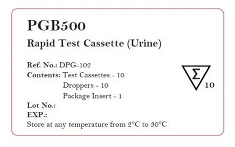 Pregabalin Pgb Rapid Test At Rs 150 Drug Test Strips In Mumbai Id 2852056509373