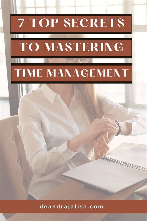 7 Secrets To Mastering Time Management Artofit