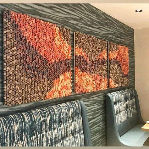 Wine Cork Wall Art Wine Corks Art Installation Abstract Etsy