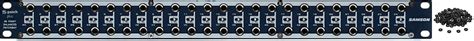 Samson S Patch Plus 48 Point Balanced Patchbay Bundle With Reverb