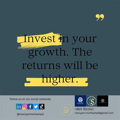 Mariyam Mohamed On Linkedin Reasons You Must Plan To Invest In Your