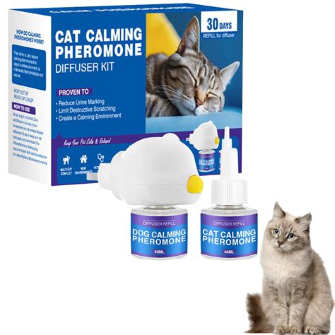 Calming Cat Diffuser Stress Diffuser Plug In 60 Day Cat Calming Stress