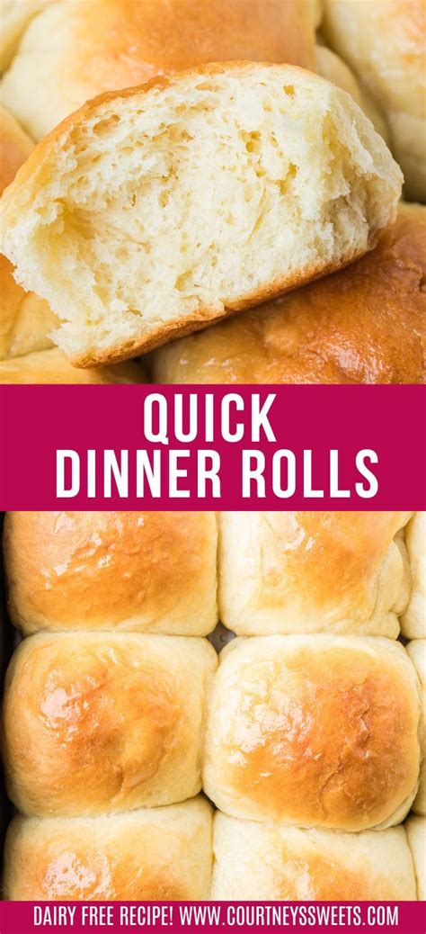 Quick Dinner Rolls Courtneys Sweets