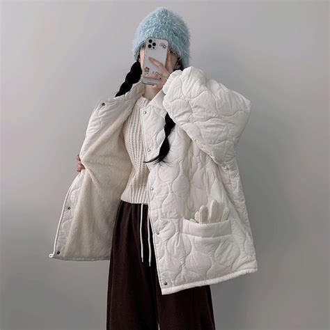 11할인 7컬러색감맛집핏존예 콘티 오버핏 밍크퍼 양털 퀼팅 패딩 7color 에이블리