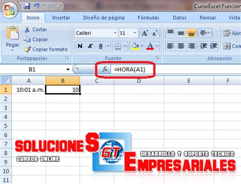 Tecnología e Informática Funciones de Excel HORA Fecha y Hora