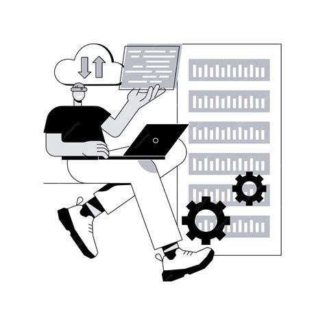 Premium Vector Big Data Analytics Abstract Concept Vector Illustration